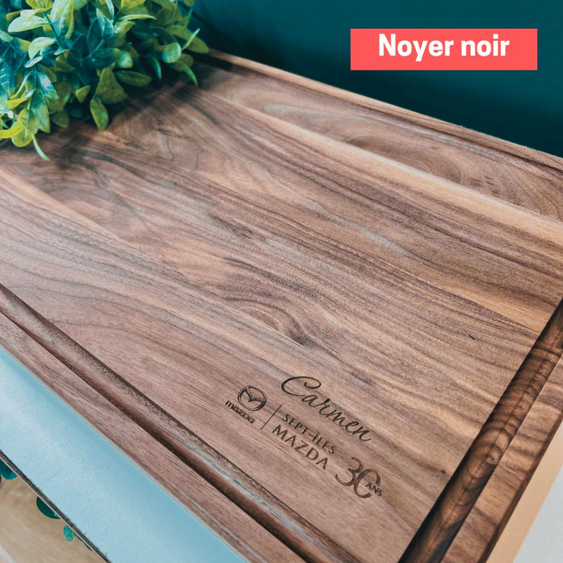 Planche à découper en bois personnalisée comme cadeau corporatif-BoisFrancK